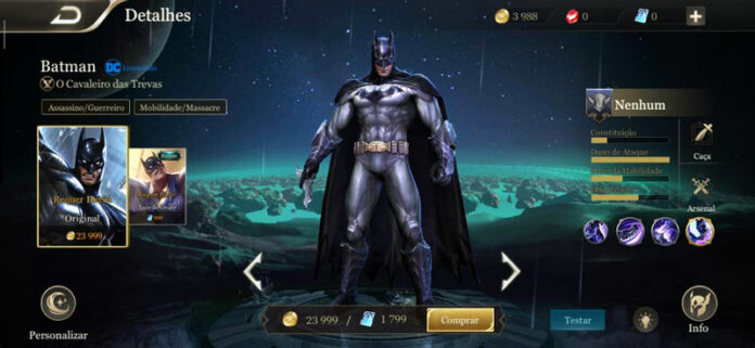 Guide Build Batman Arena of Valor Anti Kalah!