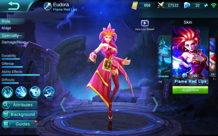 Build dan Emblem Terbaik Hero Eudora Mobile Legends