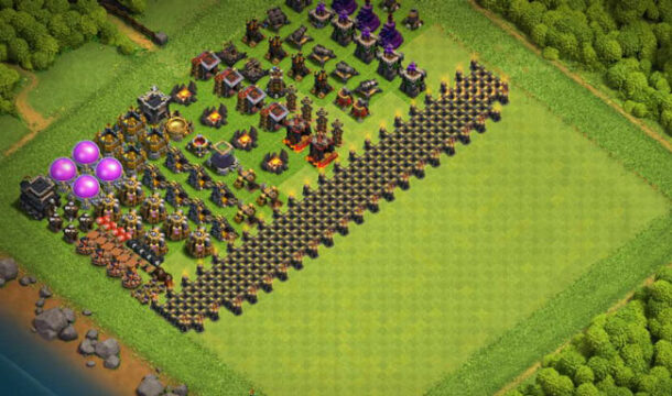 Ini Cara Bikin Base COC th 9 yang Susah Ditembus