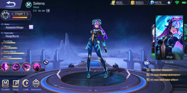 Skin Selena Mobile Legends Ada Berapa? Ini Daftar Lengkapnya!
