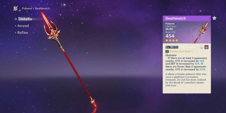 Panduan Mendapatkan Deathmatch Genshin Impact