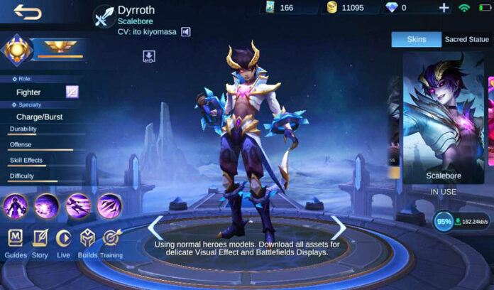 Ini Kisah Hero Mobile Legend Dyrroth Selengkapnya