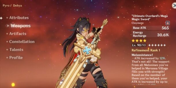 Rekomendasi Senjata Terbaik, Ultimate Overlord's Mega Magic Sword