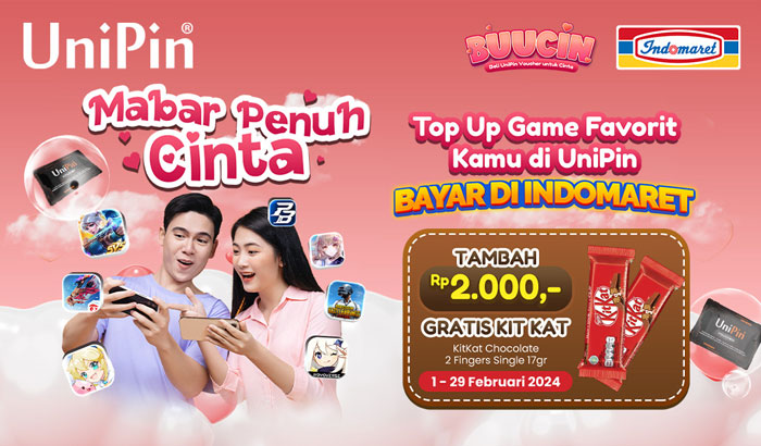 Mabar Penuh Cinta – Top Up Game Apa Aja di UniPin dan Bayar di Indomaret, Tambah Rp2,000 GRATIS ...