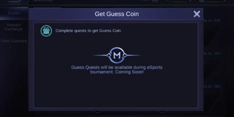 Kenali Lucky Guess Coin di Mobile Legends