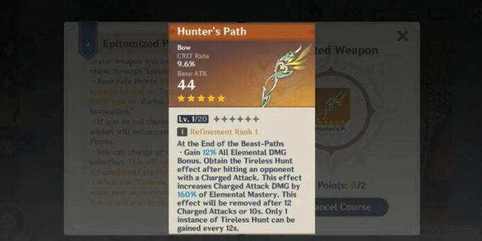 Cara Mendapatkan Hunter Path Genshin Impact