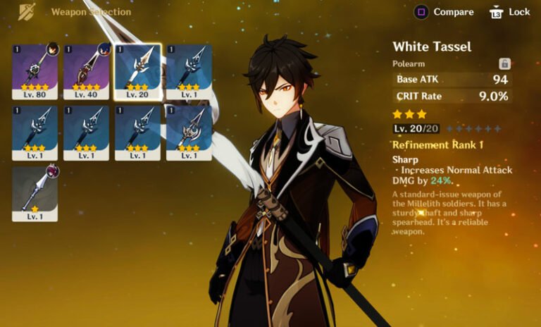 Ada Berapa Banyak White Tassel Genshin Impact dan Lokasinya