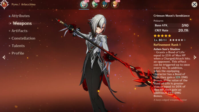 Apa itu Crimson Moon Genshin Impact dan Cara Mendapatkannya