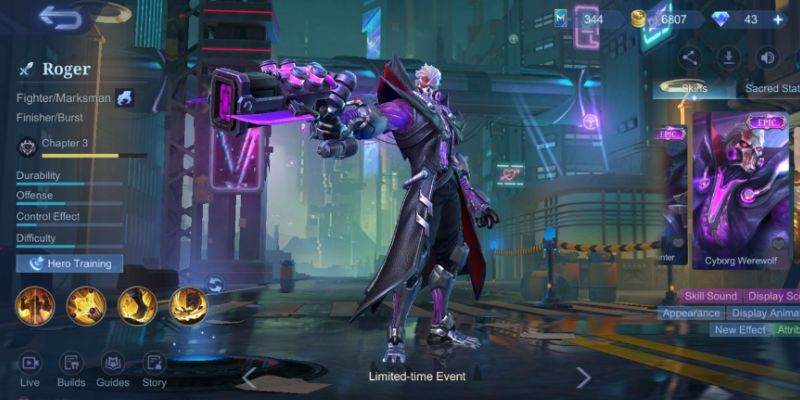 Lagi Hype! Build Roger Goldlane Terbaik!