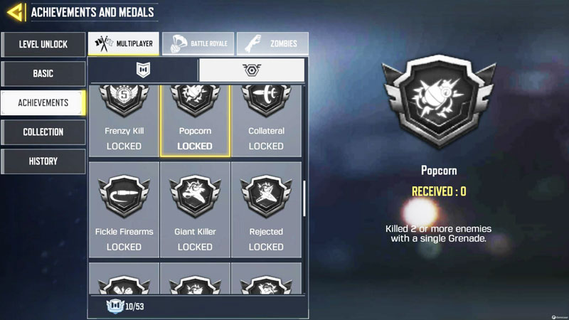 Apa itu Popcorn Medal di COD Mobile dan Cara Mendapatkannya
