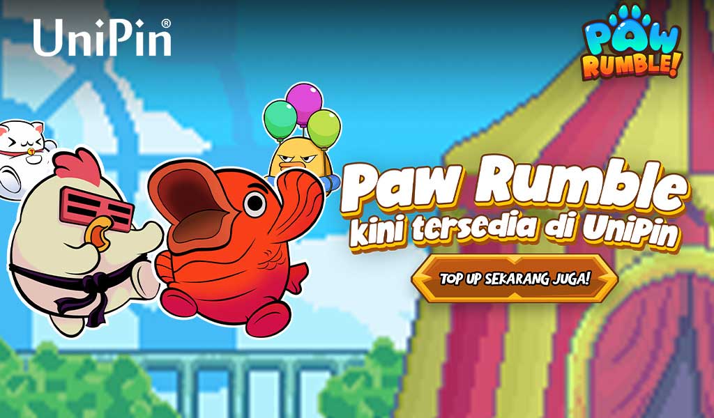 Paw Rumble Sudah Bisa di Top Up #PakeUniPin - UniPin