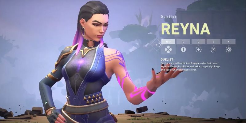 Reyna Valorant : Duelist Plus Control Game di Map!