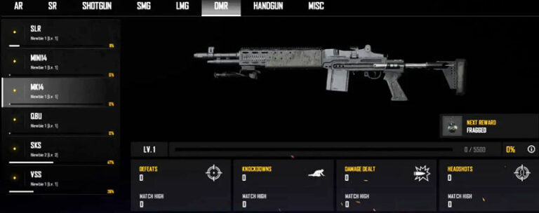 Senjata mk14 PUBG: Spesifikasi, Damage, Item Skin Terbaik