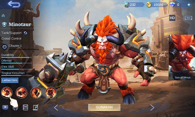 Komposisi Build Paling Ampuh Minotaur Mobile Legends
