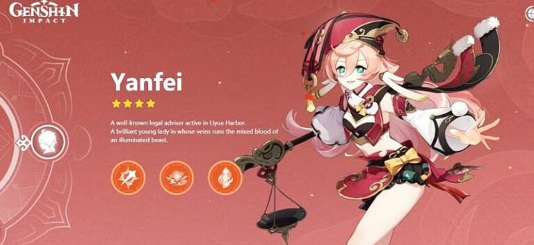 Build Senjata dan Artifacts Yanfei Genshin Impact Paling Ampuh