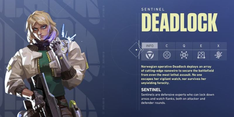 Deadlock Valorant : Agent Sentinel Rasa Controller!