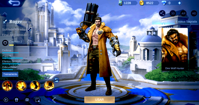 Emblem Paling Efektif Hero Roger Mobile Legends Push Rank