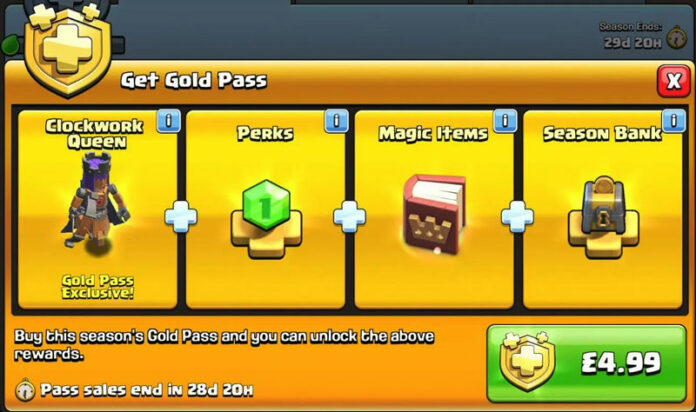 Gold Pass Clash of Clans: Pengertian, Fungsi, dan Cara Dapatnya