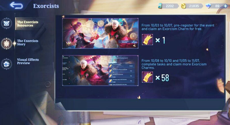 Hero Mobile Legends Apa Saja yang Memiliki Skin Exorcist?