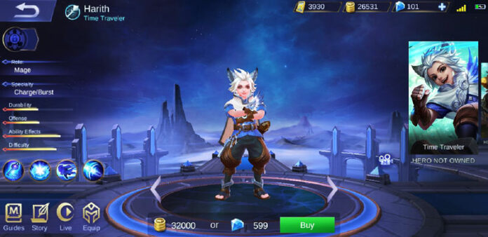 Kelemahan dan Kelebihan Hero Harith Mobile Legends