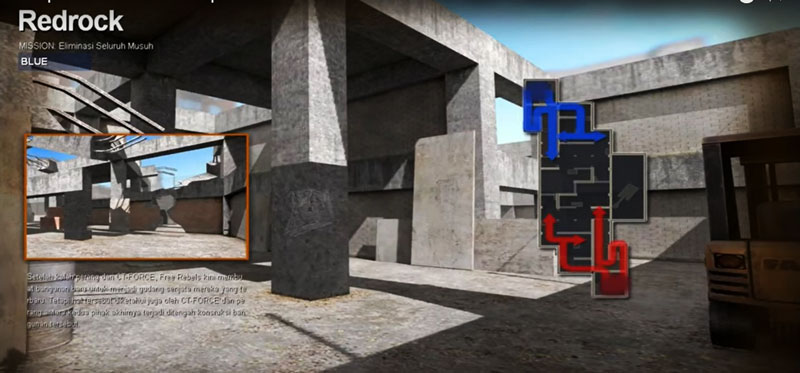 Senjata Paling Sakit untuk Battle di Map Redrock PB