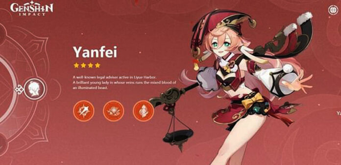 Apakah Yanfei Genshin Impact Bagus untuk Battle? Ini Skillnya!