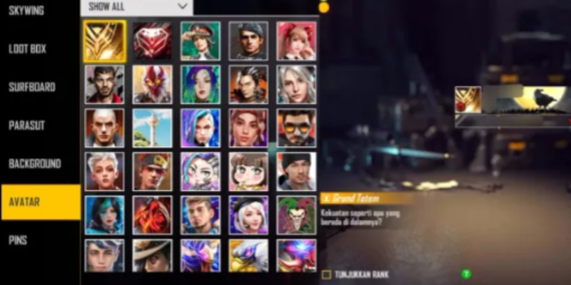 Kumpulan 25 Avatar FF Old dari Season 1 sampai Terbaru 2024, Gratis!