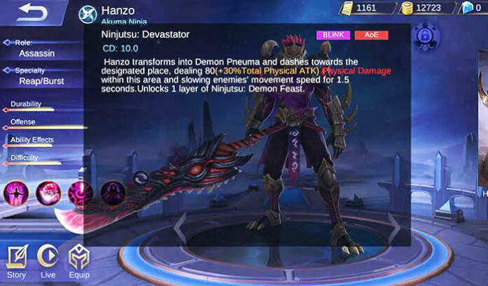 Cara Push Rank dengan Hero Hanzo Mobile Legends Guide