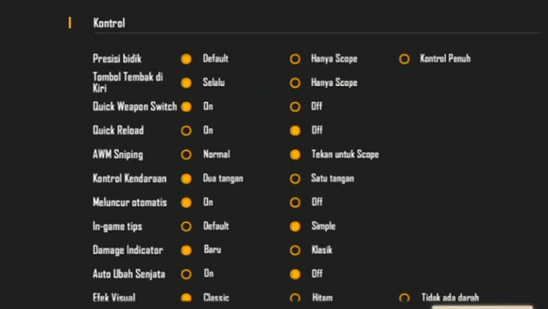 Inilah Sensitivitas FF Auto Headshot 2024 DPI 500 Guide
