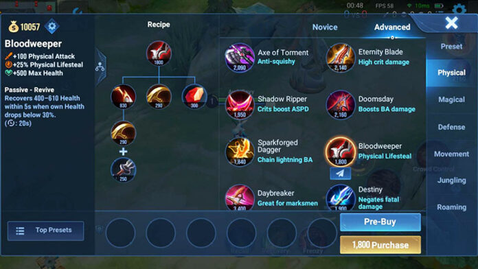 List Item Honor of Kings dan Fungsinya, Pemula Wajib Tahu!