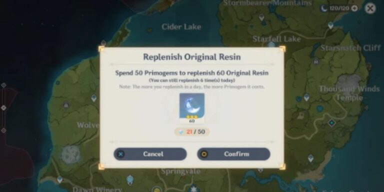 Panduan Menggunakan Resin Genshin Impact dengan Efektif