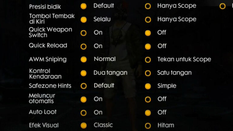 Sensitivitas FF Auto Headshot 2024 Setelah Update 200