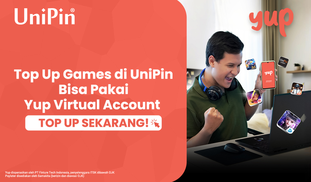 Top Up Games Makin Mudah Pakai Yup Virtual Account!
