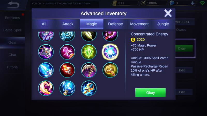 Apa itu Concentrated Energy ML dan Hero yang Cocok Menggunakannya