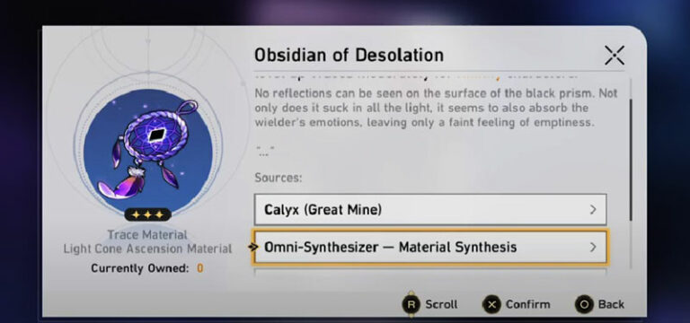 Apa itu Obsidian Honkai Star Rail dan Kegunaannya untuk Pemain