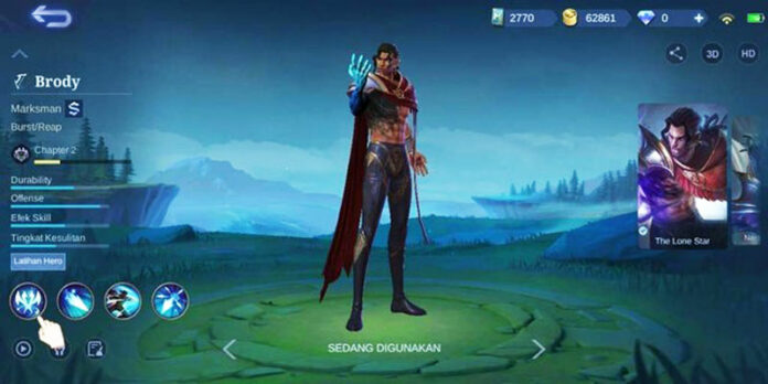 Inilah Emblem dan Skill Combo Brody Mobile Legends Terbaru