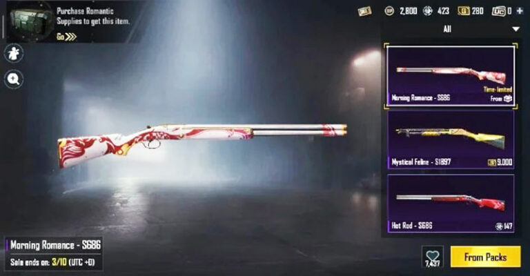 Inilah Perbedaan Senjata S686 PUBG dengan S1897