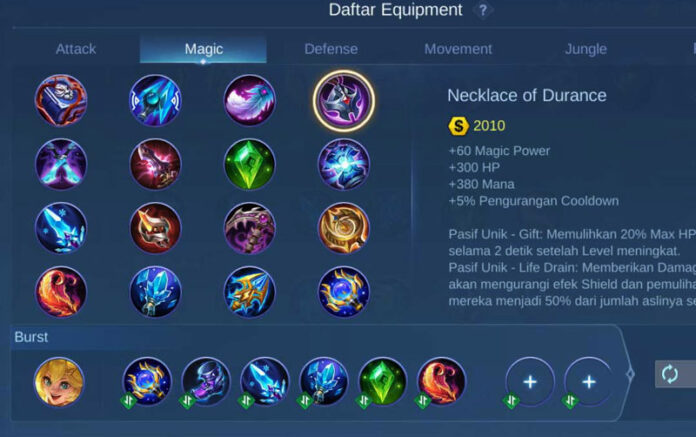 List Item Mage MLBB dan Fungsinya, Pemula Wajib Tahu!