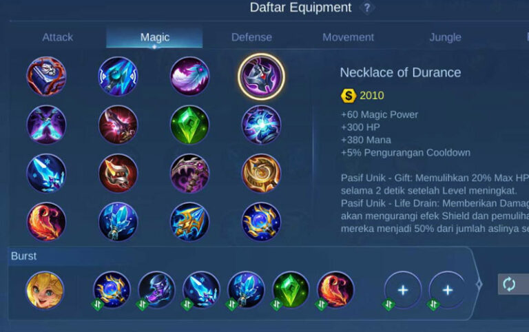 List Item Mage MLBB dan Fungsinya, Pemula Wajib Tahu!