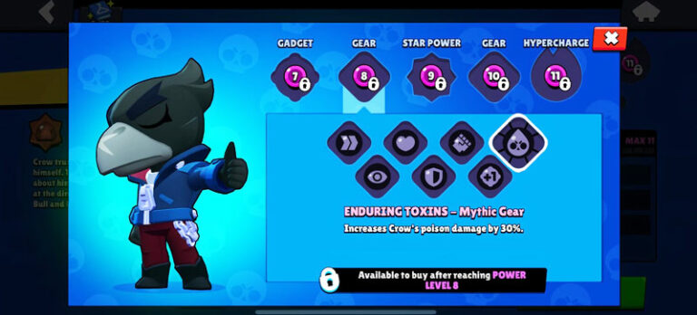 Skill dan Build Crow Brawl Stars yang Paling Kuat