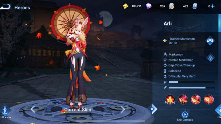 Skill dan Combo Arli Honor of Kings, Pemula Wajib Tahu!