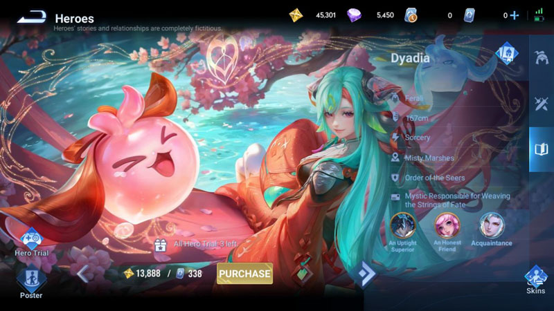 Dyadia Honor of Kings: Role, Gameplay, dan Skill