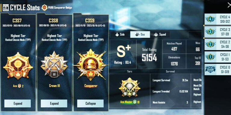 Kumpulan Rank PUBG yang Bisa Mabar