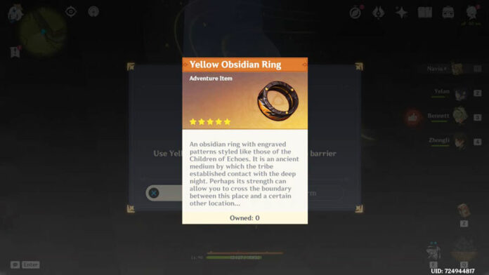 Obsidian Ring Genshin Impact: Pengertian, Jenis, dan Lokasi