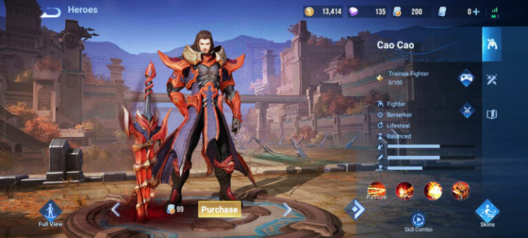 Build Terbaik Hero Cao Cao HOK untuk Push Rank
