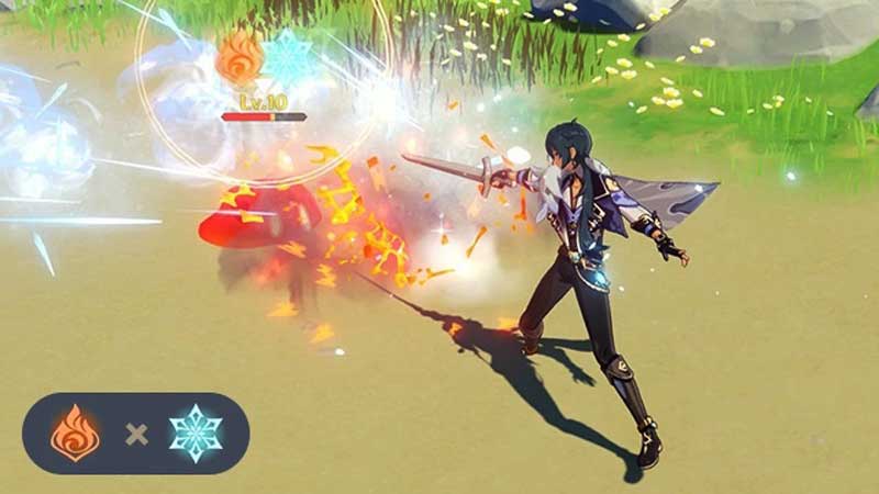 Inilah Daftar Reaksi Elemental Genshin Impact, Pemain Wajib Tahu!