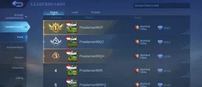 MMR Mobile Legend: Cara Melihat, Perhitungannya, dan Alasan Naik Sedikit