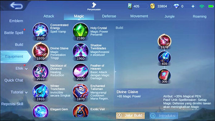 Mobile Legends Equipment Guide: Daftar Item dan Kegunaan 2024