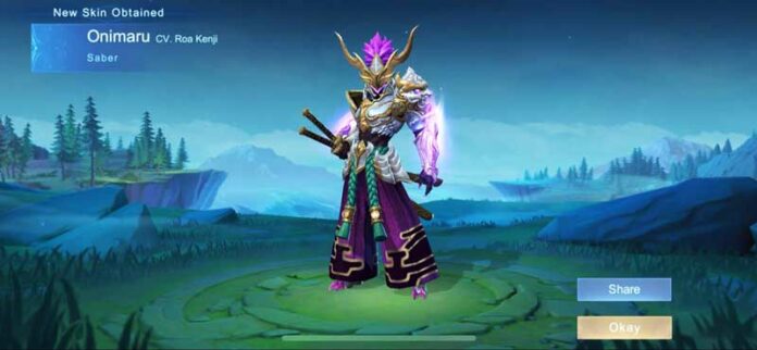 Saber Onimaru MLBB: Review hingga Tutorial Mendapatkannya