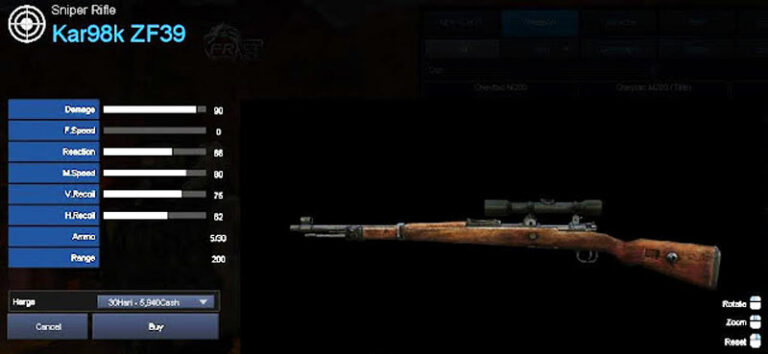 Title AWP Kar98k Point Blank: Cara Mendapatkan dan Menggunakan